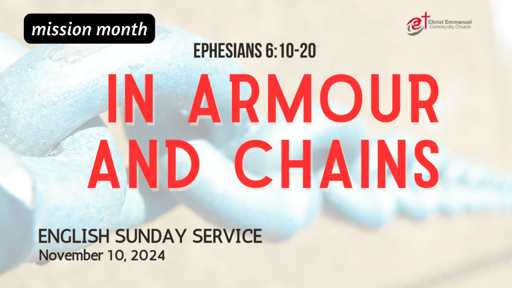 English Service: In Armour and Chains – CECC
